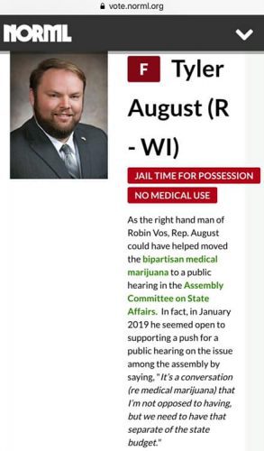 Katherine Gaulke (D) to challenge Tyler August (R) - Northern WI NORML ...